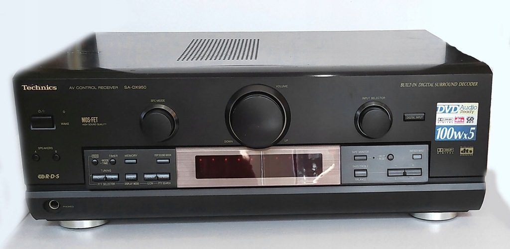 Amplituner Technics SA-DX950 5.1 czarny - 11129303056 - oficjalne archiwum Allegro