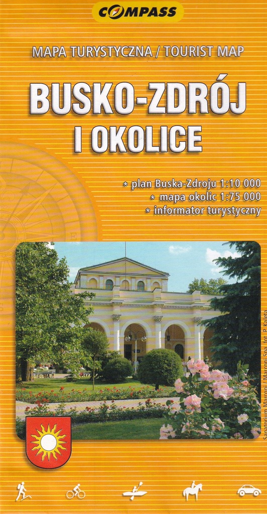 Busko Zdrój i okolice Mapa turystyczna - 13752164115 - oficjalne ...