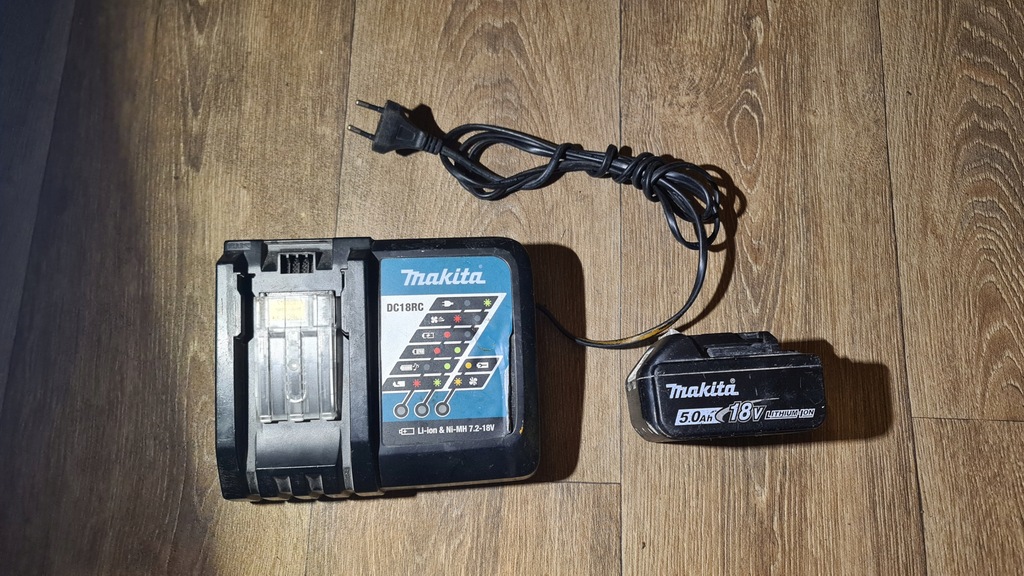 Makita akumulator BL1850B 5,0AH ładowarka DC18RC T - 13193413932 - oficjalne archiwum Allegro