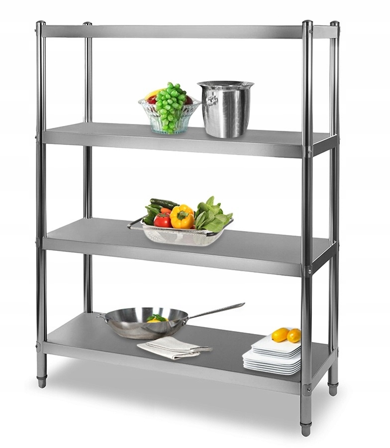 REGAŁ DO SPIŻARNI ZE STALI NIERDZEWNEJ 150x40 CM - 12378697908 ...