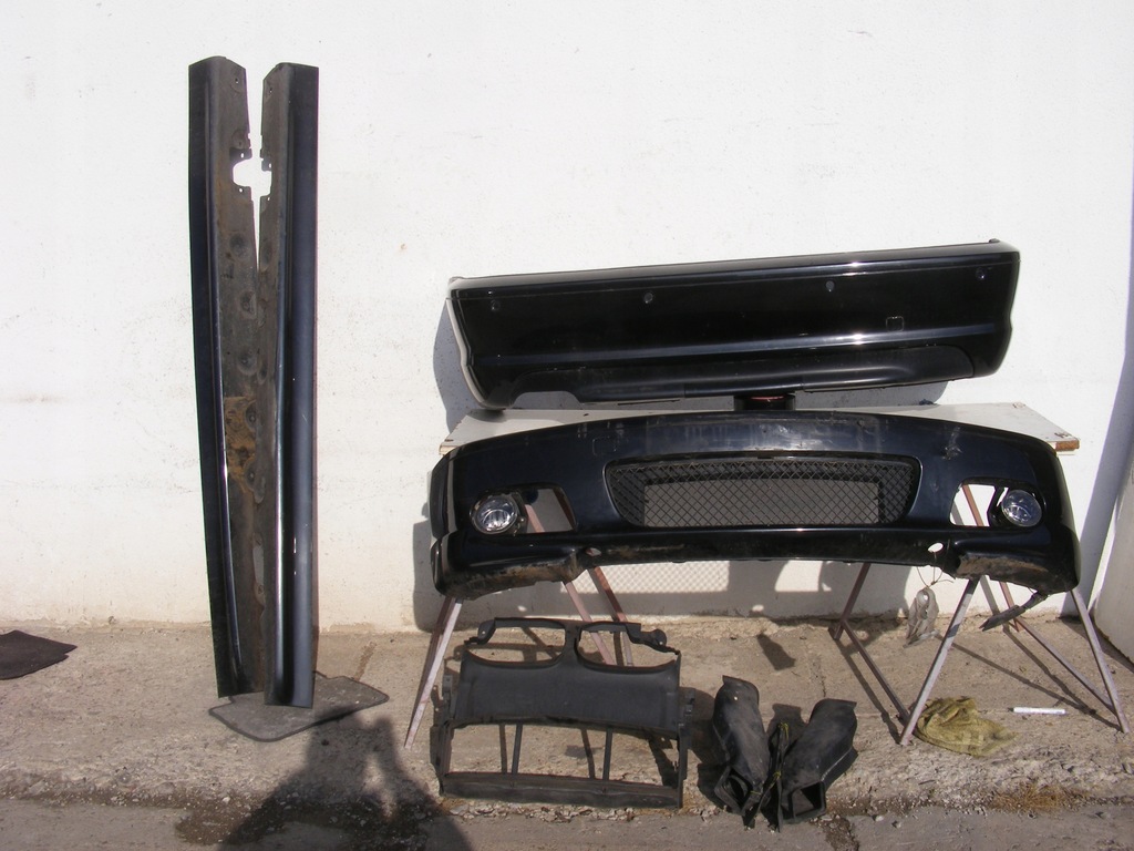 BMW E46 ZDERZAKI PROGI COUPE CABRIO M-PAKIET 475 - 12843754895 - oficjalne archiwum Allegro