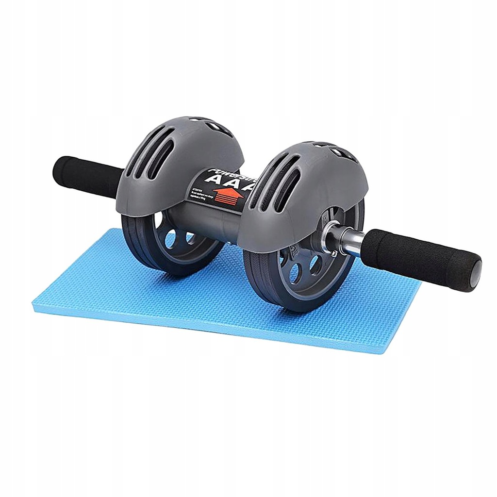 Ab Roller AB trainer Belly Workout Ab Machine Silent Abdominal two ...