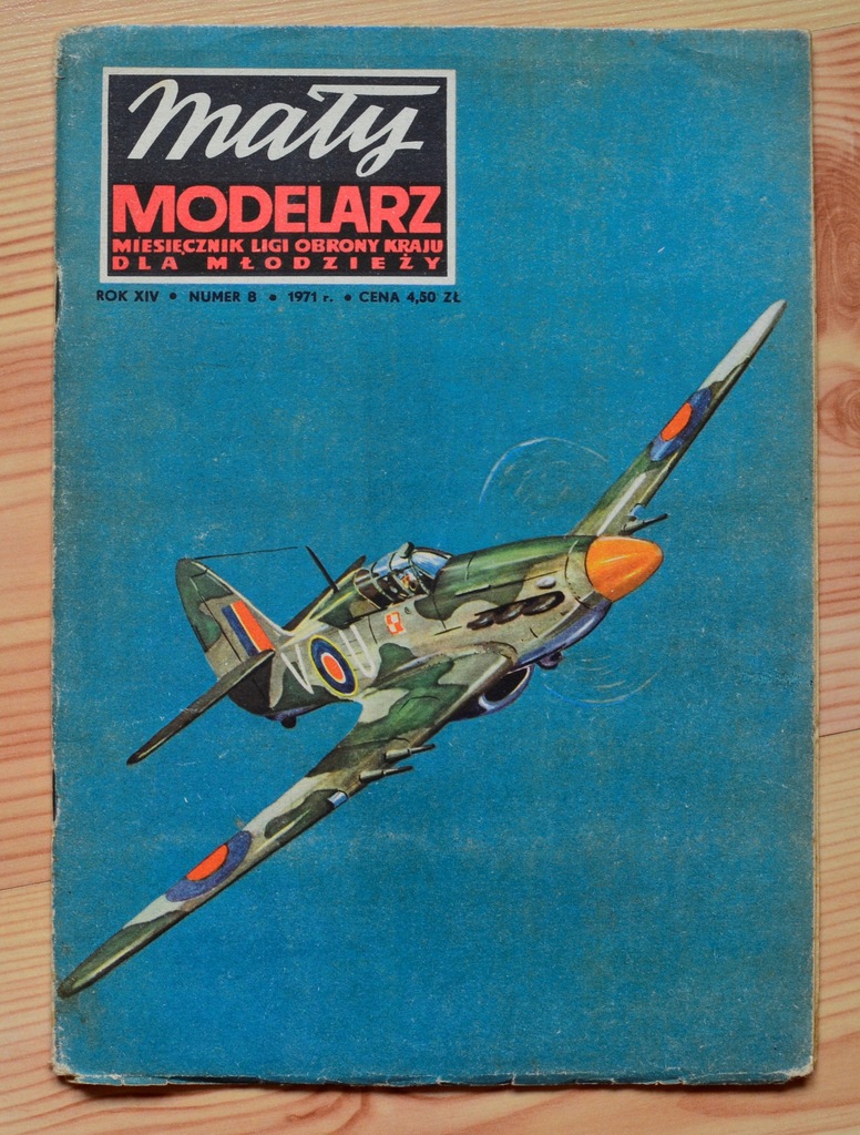 Mały Modelarz Nr 8/1971 Samolot HAWKER HURRICANE - 12328709923 ...