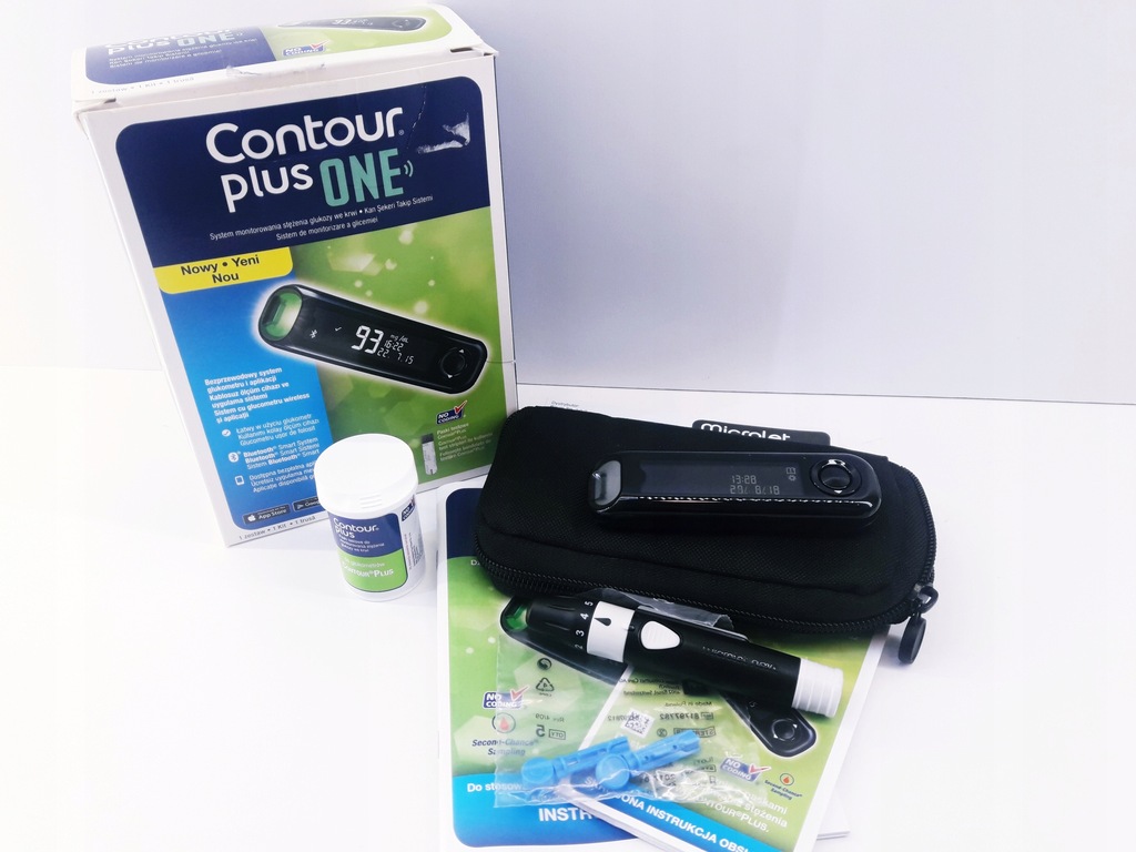 GLUKOMETR CONTOUR PLUS ONE / PUDEŁKO - 8252055908 - oficjalne archiwum ...