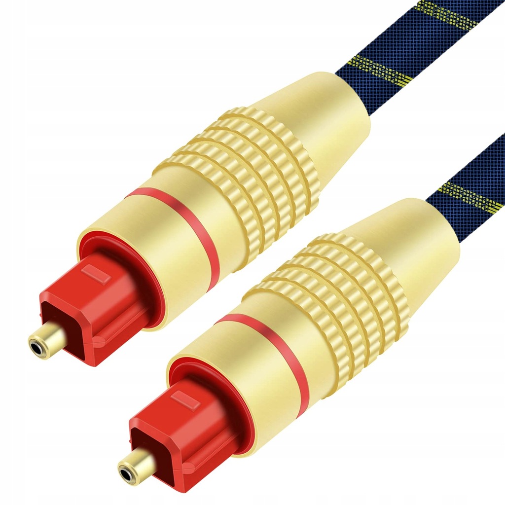 Cyfrowy Optyczny Kabel Audio SPDIF Toslink 6mm 3m - 7947301542 ...