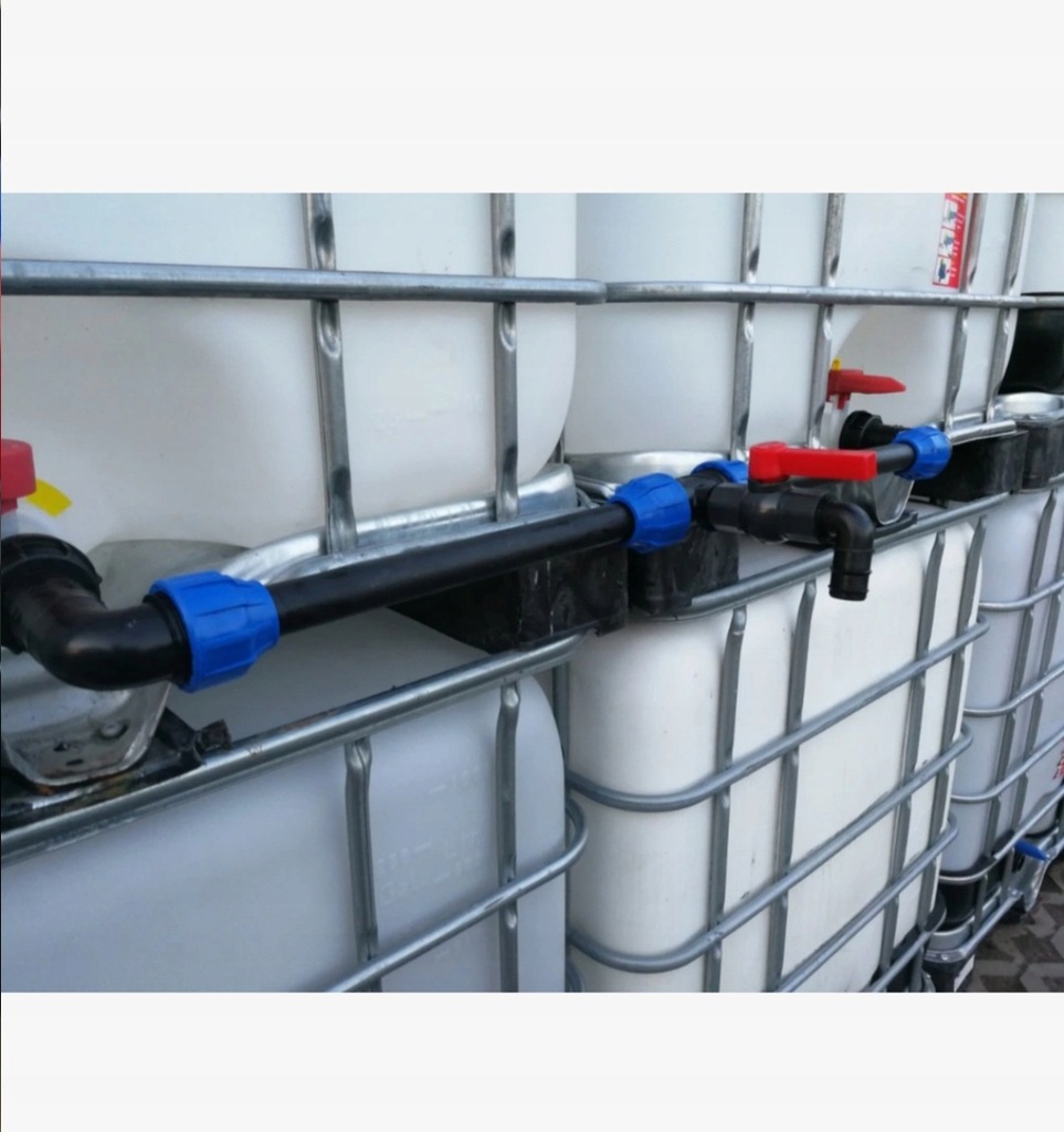 Połączenie zbiorników IBC Mauser Mauzer - 10684834051 - oficjalne ...