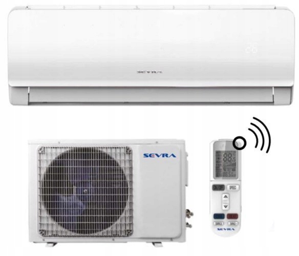 KLIMATYZATOR SEVRA COMFORT 7,0 kW 70m2 Wi-Fi - 12024300844 - oficjalne archiwum Allegro