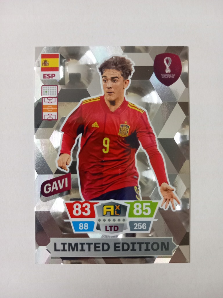 WORLD CUP QATAR 2022 KARTA LIMITED EDITION GAVI - 12903133472 - oficjalne archiwum Allegro