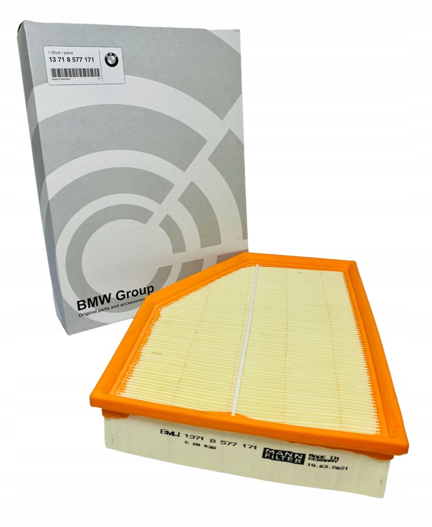 ORYGINAŁ BMW FILTR POWIETRZA 13718577171 C28038 - 12747817644 ...