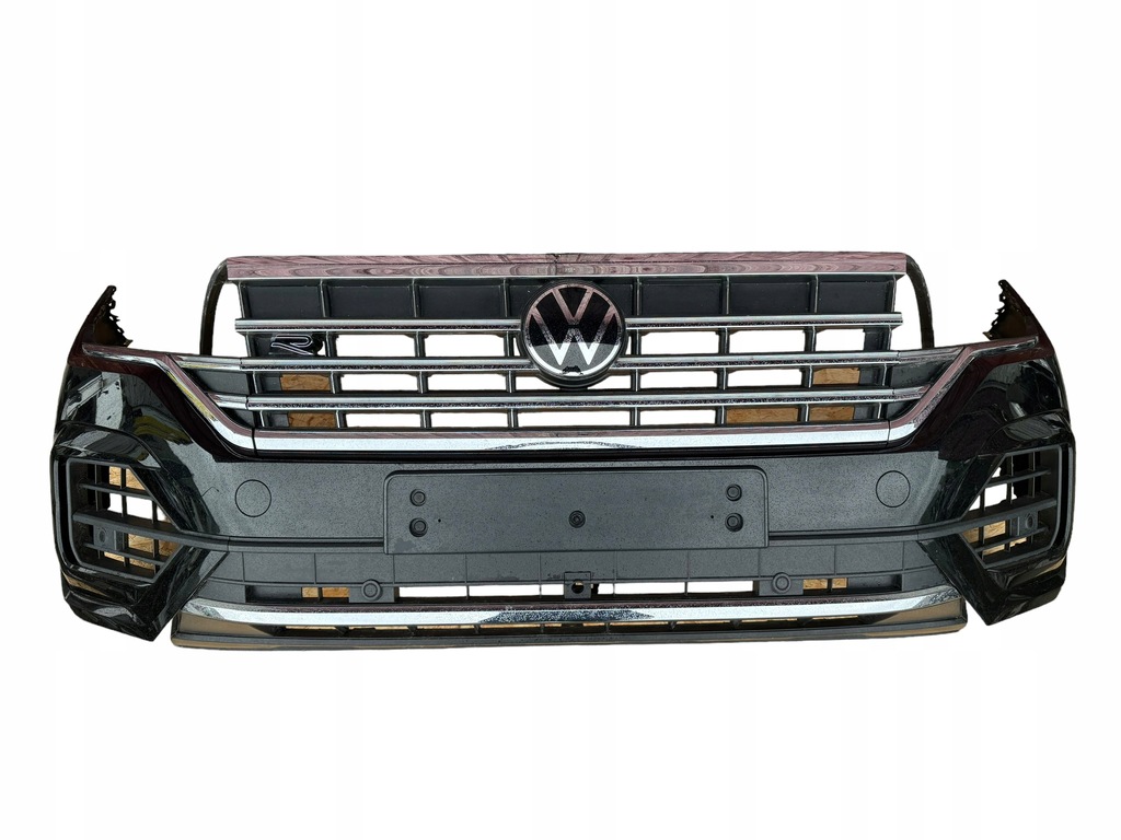 VW Touareg III R-Line Zderzak Przedni Przód kompletny LY9T ...