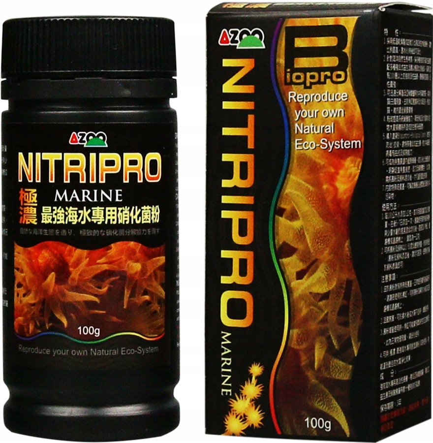 AZOO NitriPro Marine 100g Bakterie w Proszku - 10696225770 - oficjalne archiwum Allegro
