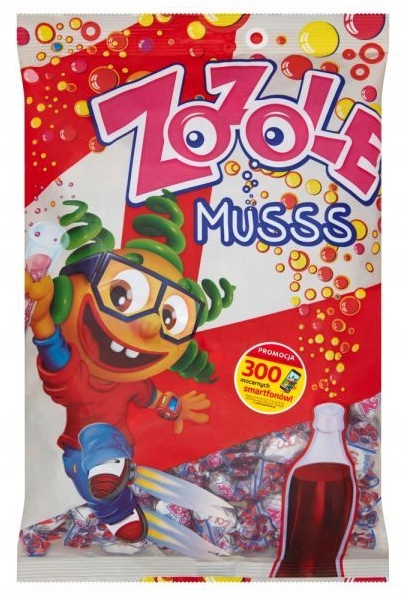 CUKIERKI karmelki ZOZOLE MUSUJĄCE COLA 1kg x 2 - 8616660809 - oficjalne ...