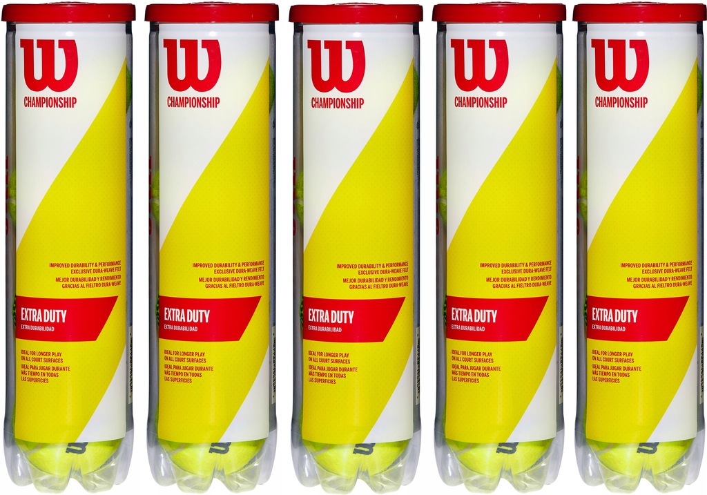 Piłki tenisowe WILSON Extra Duty Championship x20 - 12055040889 ...