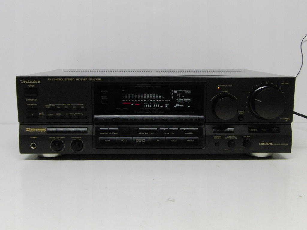 Amplituner Technics SA-GX505 korektor Gwarancja - 11490028948 - oficjalne archiwum Allegro