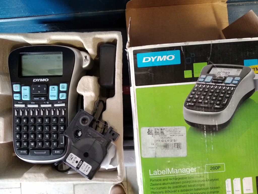 DRUKARKA ETYKIET DYMO LABELMANAGER 260P - 8684593578 - oficjalne ...