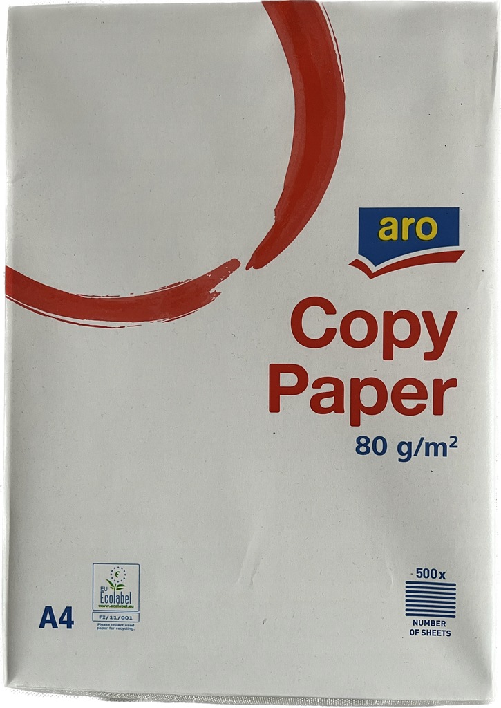 Papier biurowy Aro format A4 500 arkuszy - 14058755374 - oficjalne ...