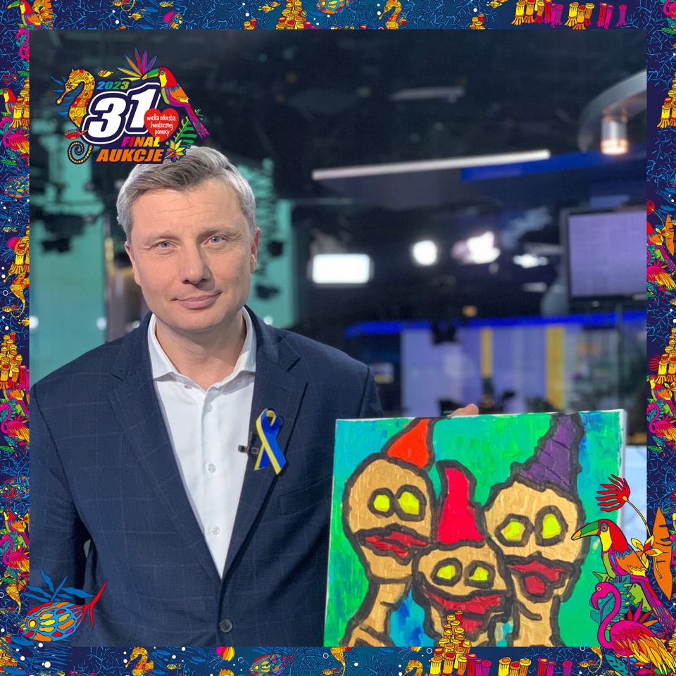 Rafał Wojda dla WOŚP: obraz 'Pajace i klauny' - 13102927859 - oficjalne ...