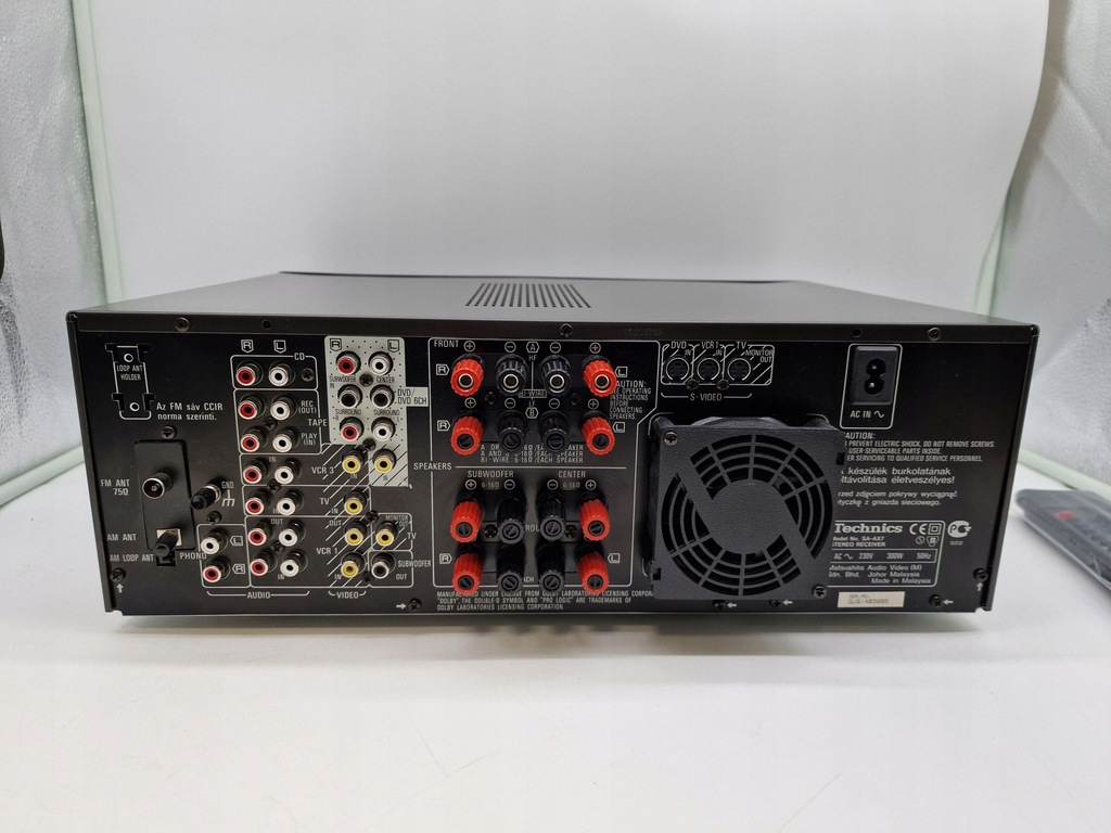 Technics SA-AX7 Amplituner Sprawny + Pilot Topowy - 12128975905 ...