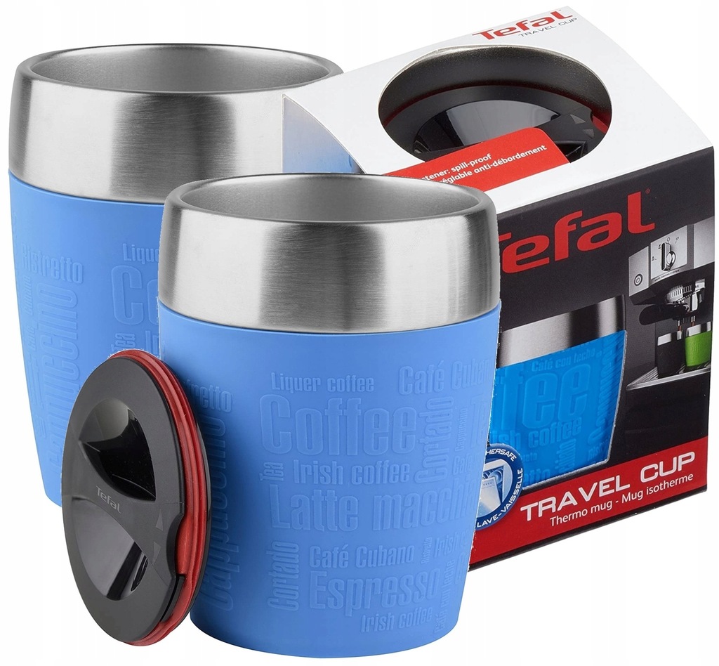 KUBEK TERMICZNY DO KAWY TEFAL 200ml TRAVEL CUP - 12680210919 ...