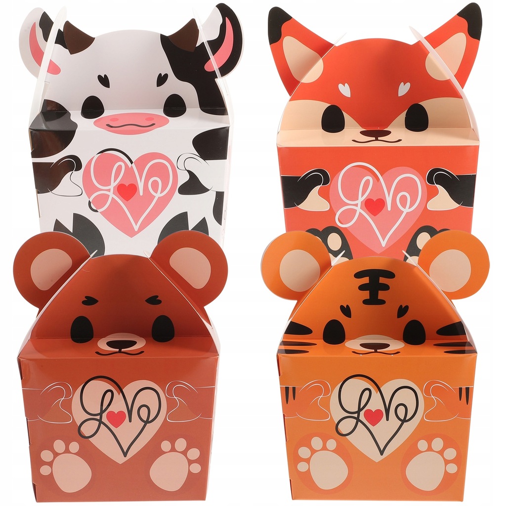 Animal Popcorn Containers Candy Box Bucket 40 Pcs - 13516156698 ...