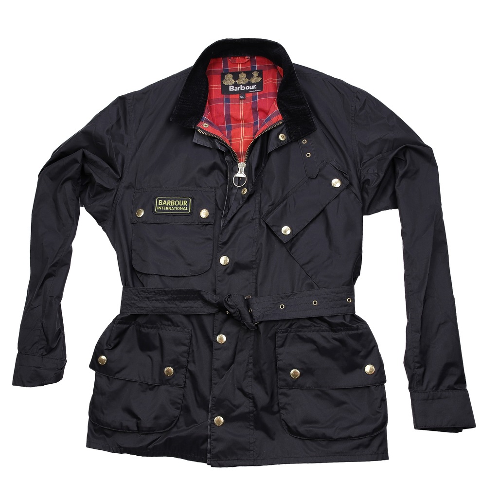 Barbour. INTERNATIONAL KURTKA MESKA LOGO CZARNA XL - 13545116389 ...