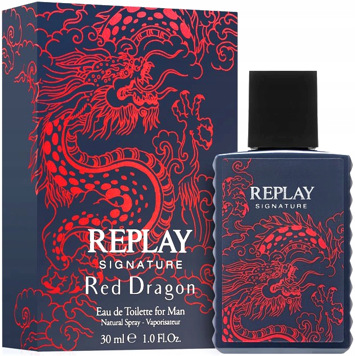 REPLAY SIGNATURE RED DRAGON EDT 30ML ORYGINAŁ - 13141517488 - oficjalne ...