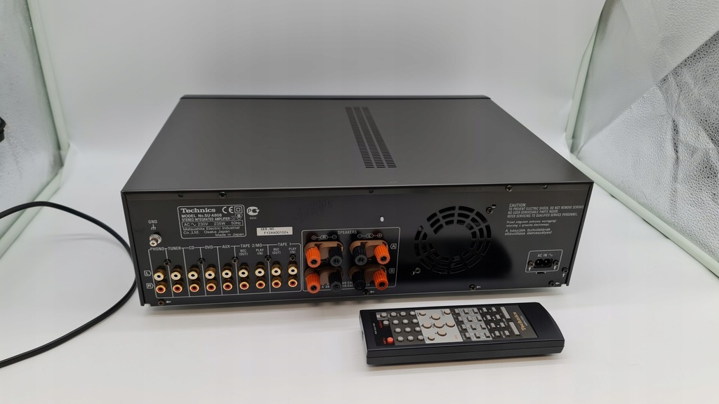 Wzmacniacz Technics SU-A808 VGCA + Pilot oryginał. - 11523963229 ...