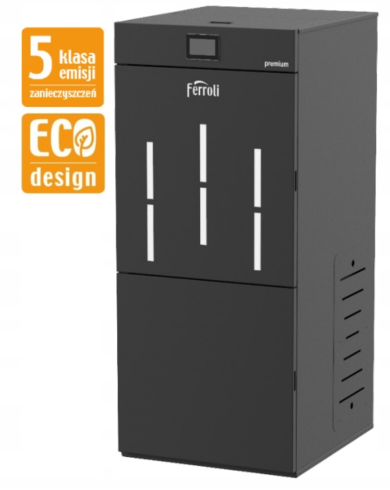 Piec stalowy na pellet Ferroli Premium 12kW - 12415688655 - oficjalne ...