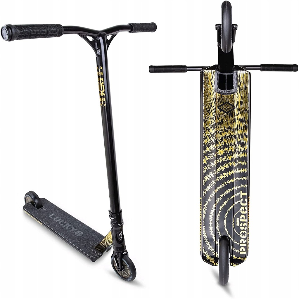 Hulajnoga Lucky Prospect 2021 złoto-czarna - 12493904204 - oficjalne ...