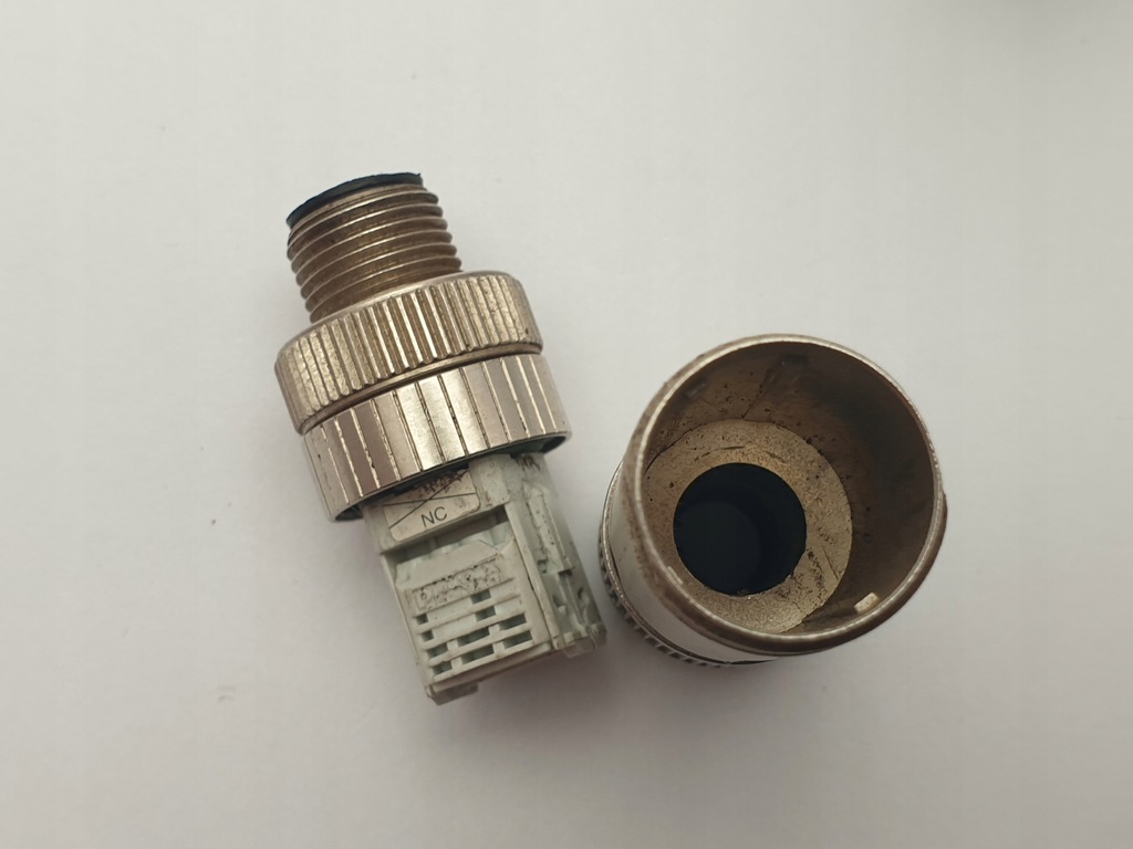 wtyczka męska prosta M12 4-pin D Ethernet PROFINET - 11112501583 ...