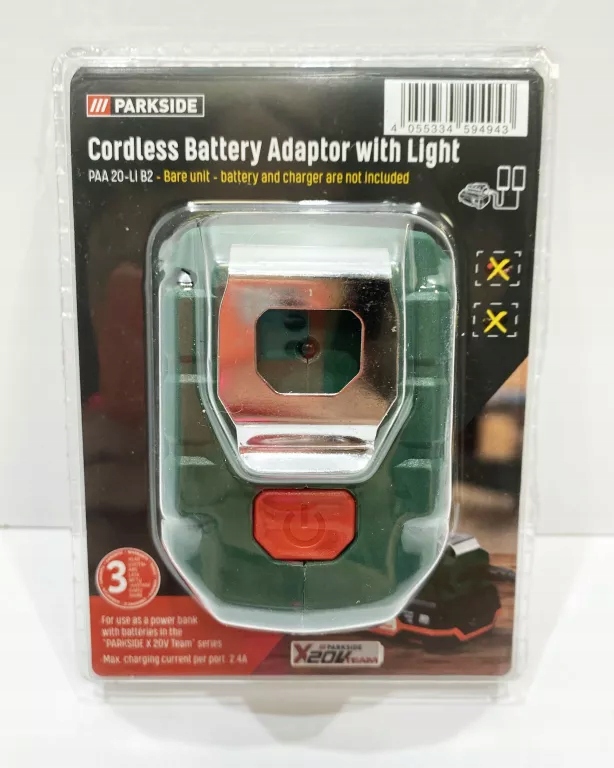 ZŁACZKA USB AKUMULATORA Z LAMPKA LED PARKSIDE - 12310761893 - oficjalne ...