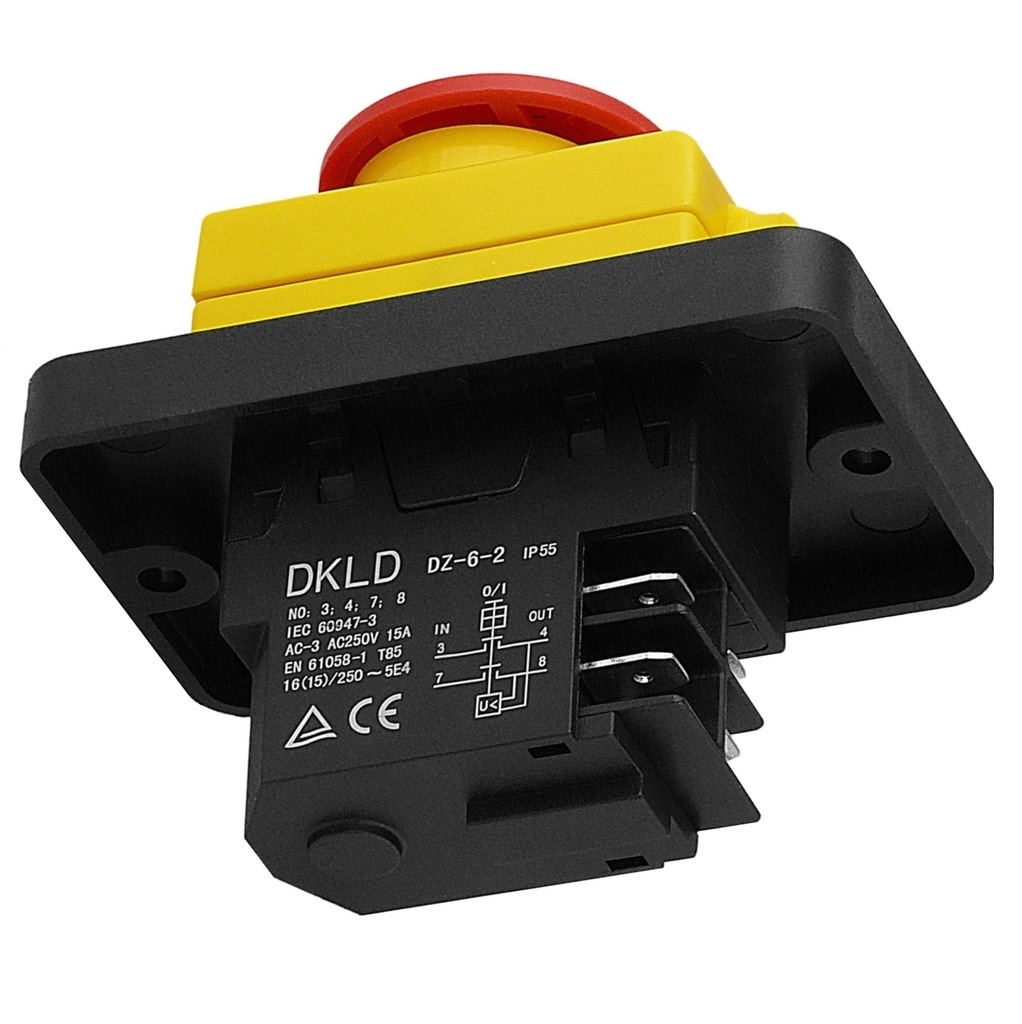 Wyłącznik żmijka żmijki DKLD DZ-6 KJD12 4 styki kątowy - 13514935787 ...