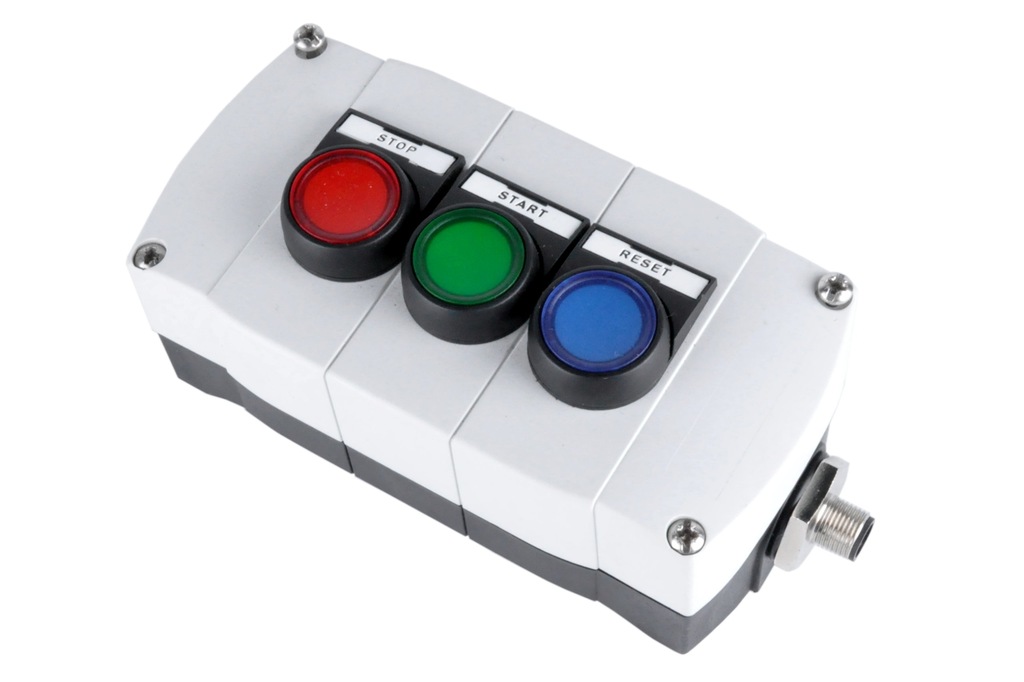 A-B kaseta sterownicza przyciski STOP/START/RESET - 7037096558 - oficjalne archiwum Allegro