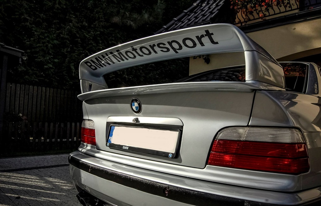 Bmw 3 E36 GT CLASS 2 Spoiler+ Naklejka Motorsport - 12620793003 ...