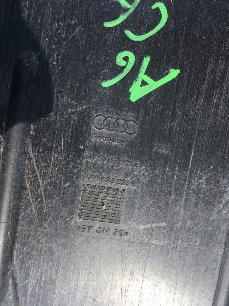 OSŁONA POD SILNIK ZDERZAK AUDI A6 C6 4F0863821 - 12570914893 ...