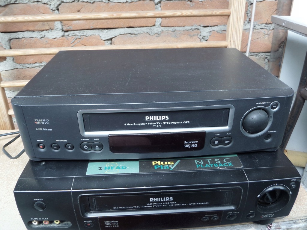 Magnetowid PHILIPS VR 675 HiFi Nicam 6 głowic - 14034117837 - oficjalne ...