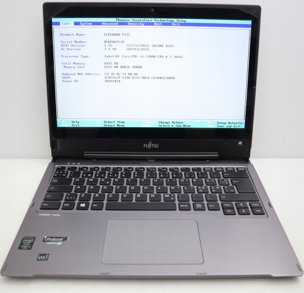 Fujitsu LifeBook T935 13,3 " Core i5 8 GB J383 - 14208536738 - oficjalne archiwum Allegro