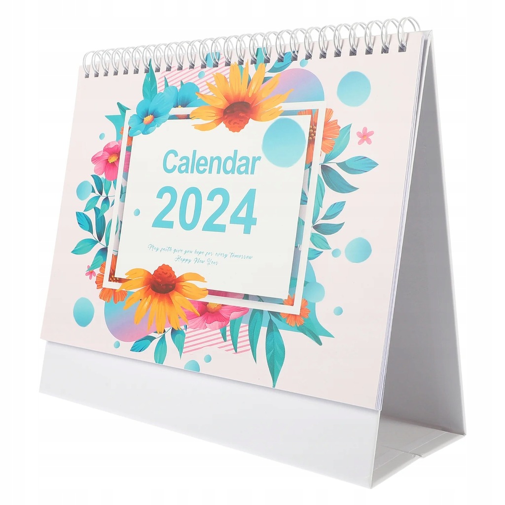 Table Top Decor Desk Calendar 2024 Standing Flip Desktop Calendar-2024 ...