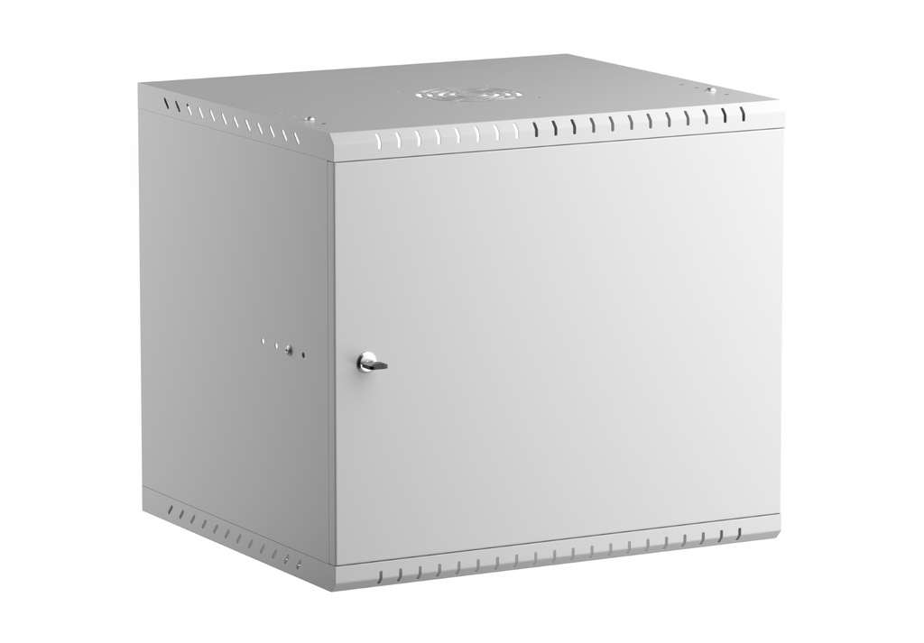 Szafa wisząca RACK 19" 9U, 450mm, Netrack ECO-Line, szara, drzwi ...