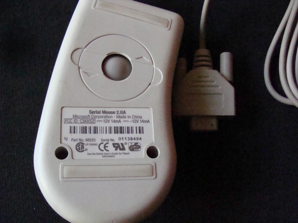 Mysz Microsoft Serial Mouse 2.0A port COM - 7853342132 - oficjalne ...