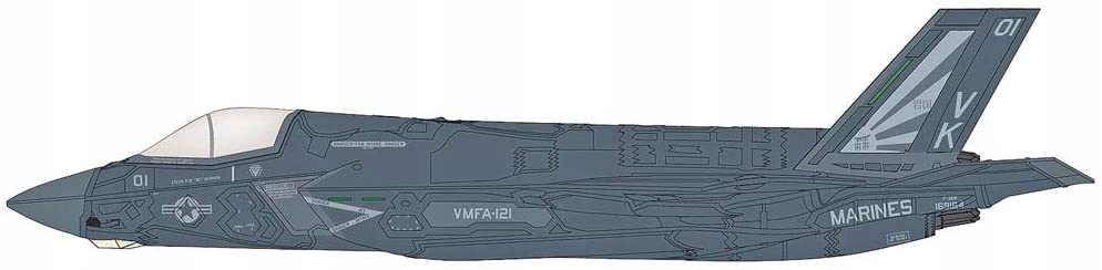 Model samolotu F-35B II 169164, VMFA-121,USMC - 9986053296 - oficjalne archiwum Allegro
