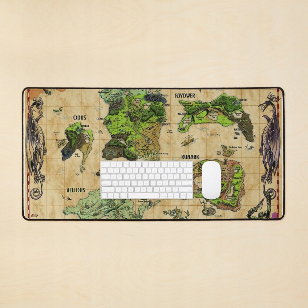Mata biurkowa Everquest World of Norrath Map - 14526652052 - oficjalne ...