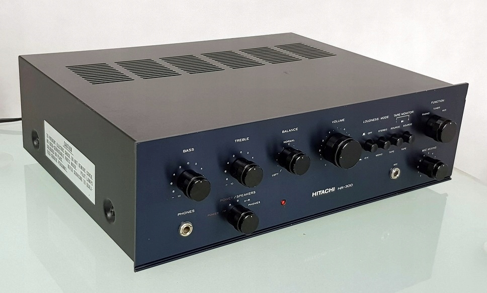 HITACHI HA-300 Wzmacniacz Stereo Vintage - Rarytas - 8337570226 ...