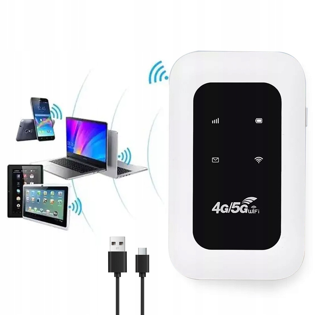 Przenośny Mobilny Router WiFi 4G LTE na kartę SIM z baterią - 17376821913 - oficjalne archiwum ...