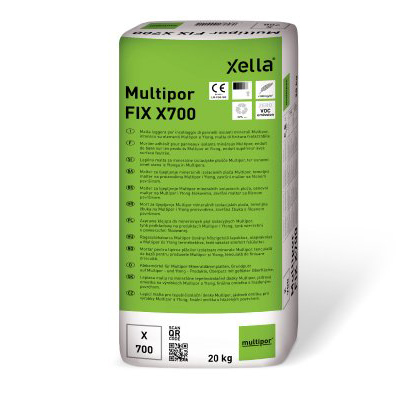 Multipor zaprawa lekka klejąca FIX X700 20kg - 13245326717 - oficjalne ...