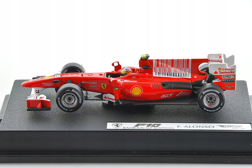 F1 FERRARI F10 F. Alonso Bahrain 2010 1/43 - 13674772759 - oficjalne ...