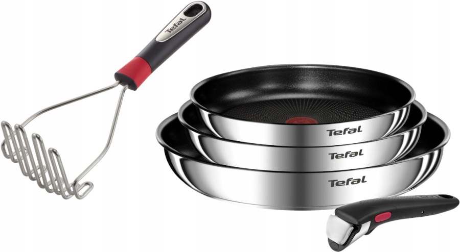 Zestaw patelni Ingenio Emotion 22/24/28 indukcja + ubijak do ziemniaków - 15057678276 ...