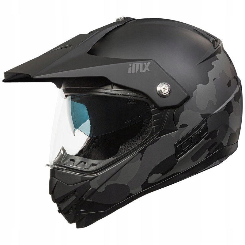 Kask na quada z blendą IMX MXT 01 Black Camo r. M - 11783905757 ...