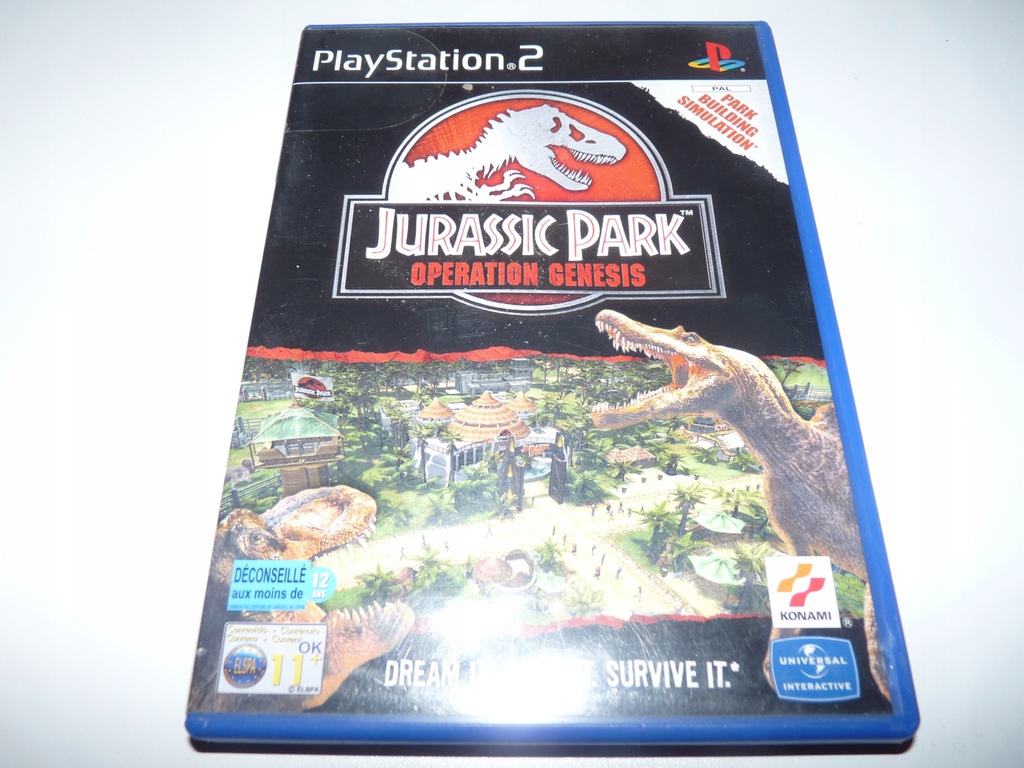 Jurassic Park operation genesis ps2 - 11203558285 - oficjalne archiwum ...