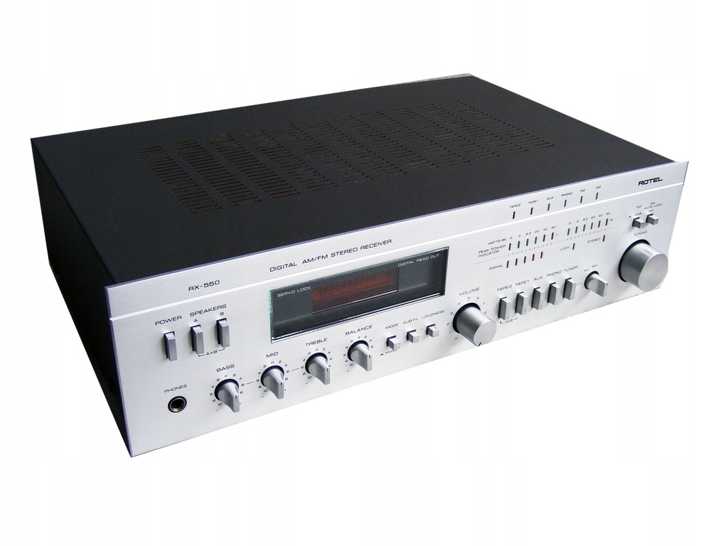 ROTEL RX-550 / Audiophile Receiver /HI END 1980r. - 13227249219 ...